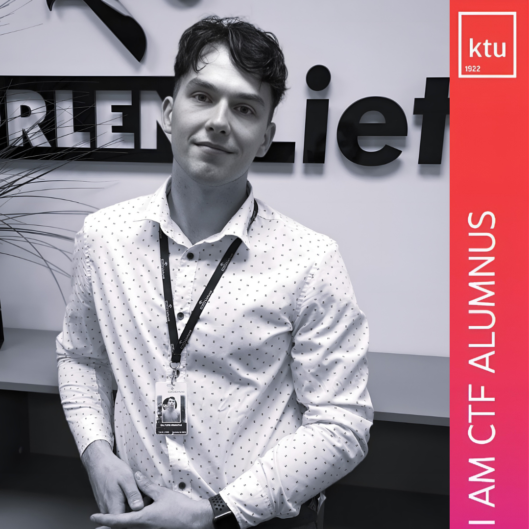 KTU alumnus Irmantas Šaltupis: from considering Klaipėda University to studying at KTU Faculty ...